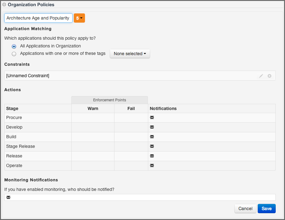 Sonatype Clm Server Policy Management Guide 6 2 Step 2 Decide On A Descriptive Policy Name