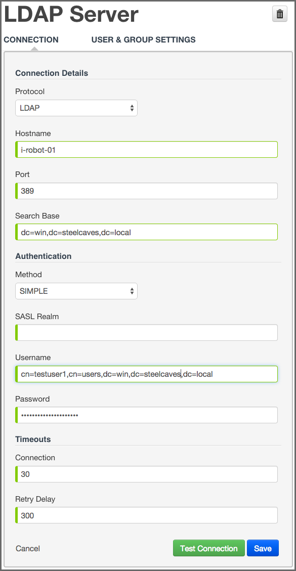 Sonatype Clm Server Security Administration 3 1 Configuring The Ldap Server Connection